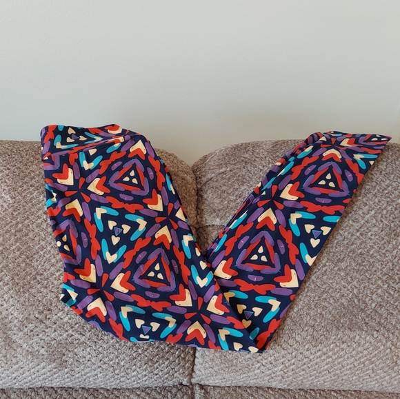 LuLaRoe | Pants & Jumpsuits | Nwot Lularoe Paint Strokes Pattern Os ...
